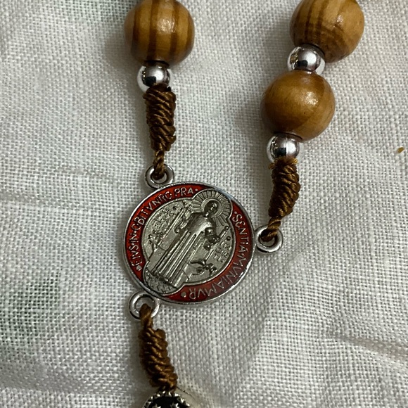 inri | Jewelry | Vintage Wooden Bead Rosary From Jerusalem | Poshmark